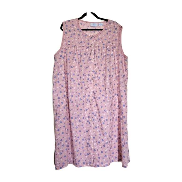 Ashley Taylor | Intimates & Sleepwear | Vtg Floral House Dress Mumu ...